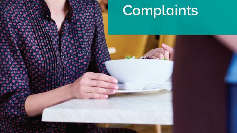 Handling Customer Food Complaints